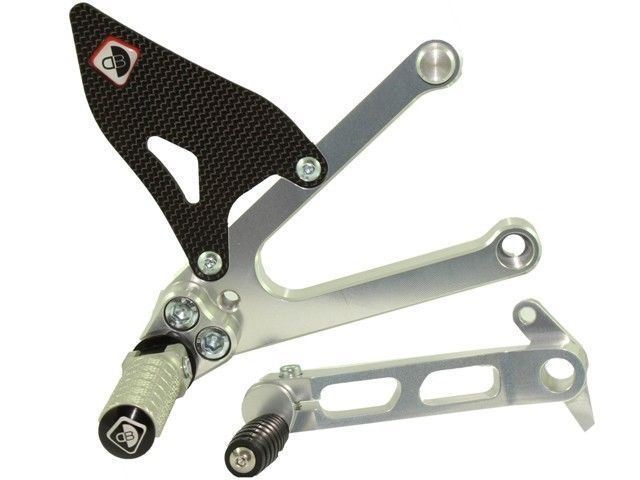 Ducabike Adjustable Rearsets Silver Ducati Sport Classic 1000 Superspo ...