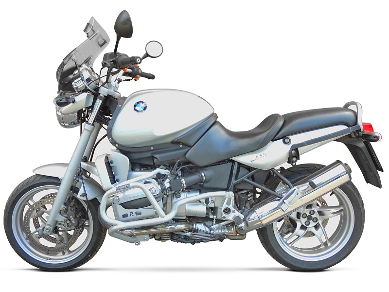 BMW R850R 2002-2006 RD Moto Crash Frame Bars Protectors Cage CF75 Silv ...