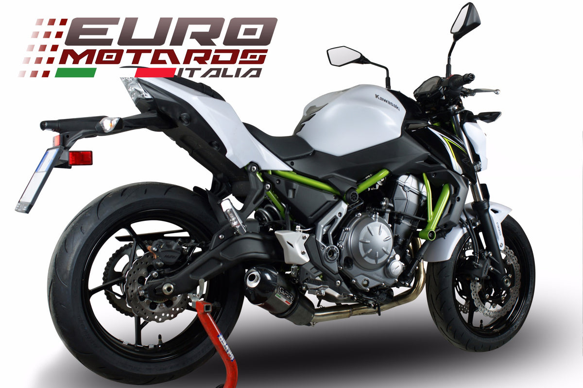 Kawasaki Z 650 2017 2in1 GPR Exhaust Full System GPE CF Road Legal New ...