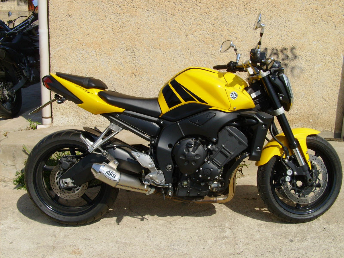 MassMoto Exhaust SlipOn Silencer Tromb Titanium Curve Yamaha FZ1 Fazer ...
