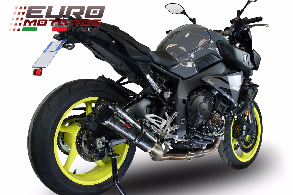 Yamaha MT10 FZ10 2016 GPR Exhaust Mid System Cat. GPE CF + Decat Pipe ...