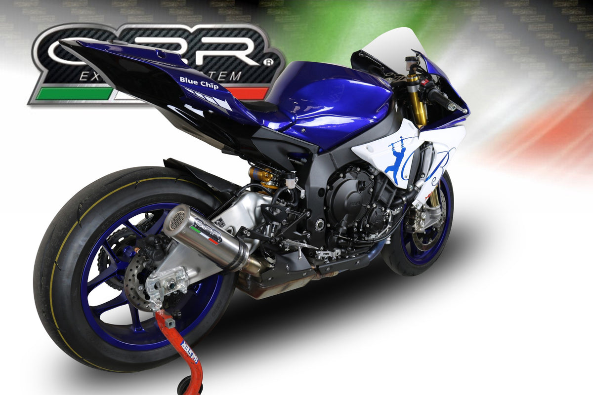 Yamaha R1 2017-2018 GPR Exhaust System SlipOn Silencer M3 Titanium Mot ...