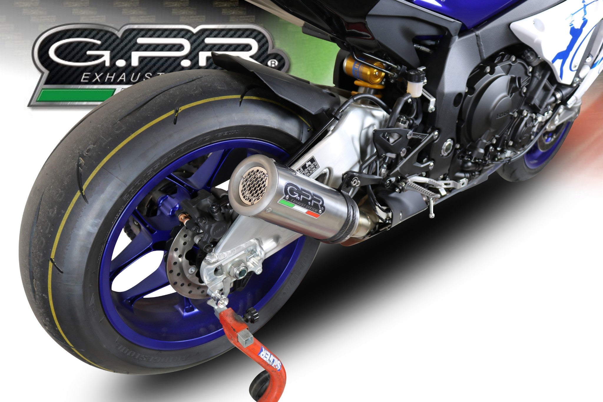 Yamaha R1 2017-2018 GPR Exhaust System SlipOn Silencer M3 Titanium Mot ...