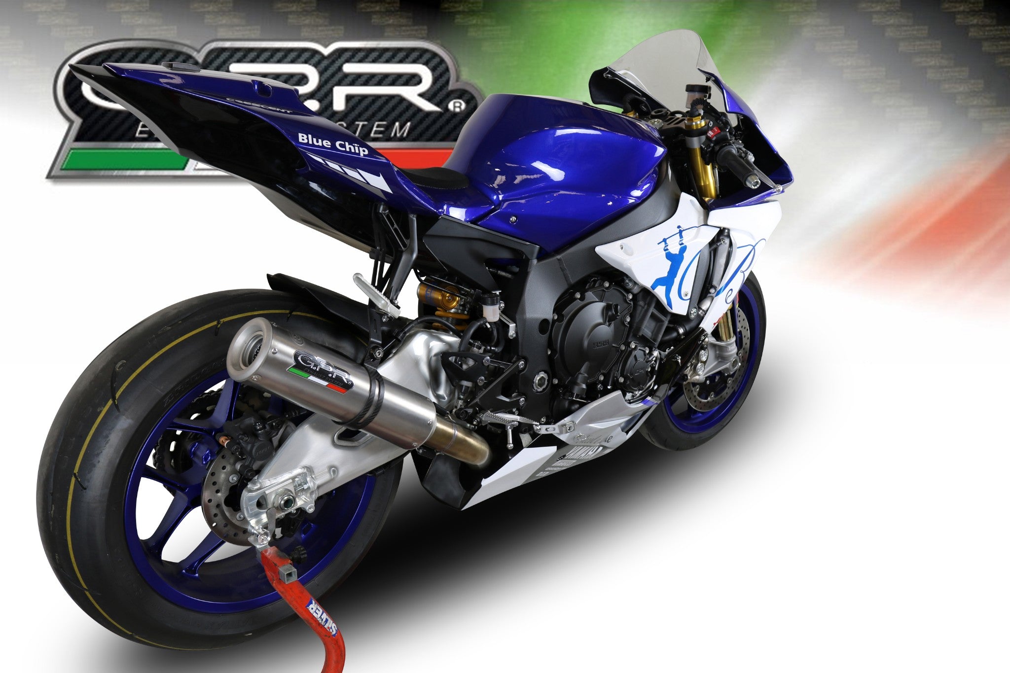 Yamaha R1 2017-2018 GPR Exhaust SlipOn Racing Silencer M3 Titanium Mot ...